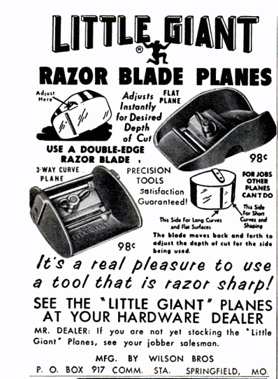 razor blade planes – Peachey Conservation