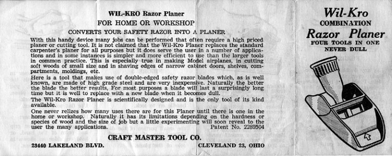 Razor Blade Planes: An Overview – Peachey Conservation