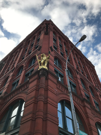 The Puck Building and the Remains of the J. Ottmann Lithographing ...