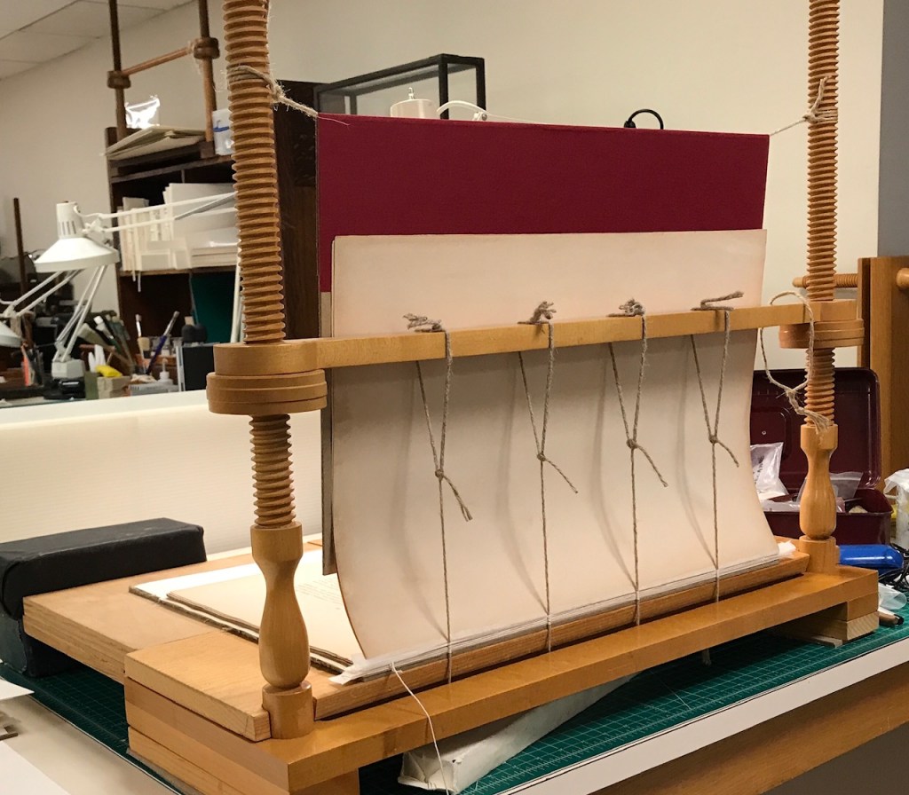 A Simple Fixture to Hold Leaves Upright on a Sewing Frame – Peachey ...