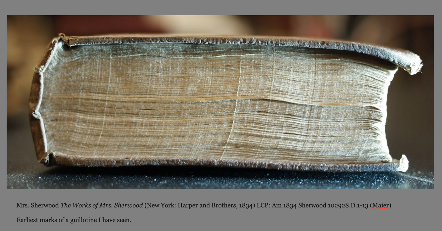 When did Guillotines for Bookbinding Start? – Peachey Conservation